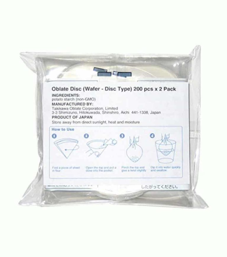 200ct Oblate Disc: Convenient Edible Wraps