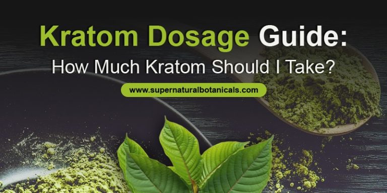 Kratom Dosage Guide: How Much Kratom Should I Take?